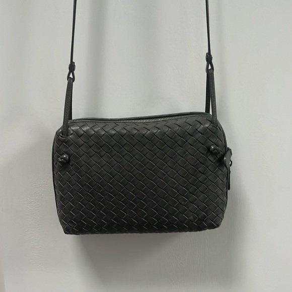 Bottega Veneta | Bags | Bottega Veneta Nodini Intrecciato Crossbody Bag Grey | Poshmark